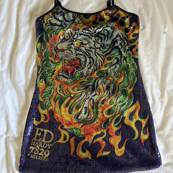Ed Hardy | Tops | Ed Hardy Tank Top | Poshmark